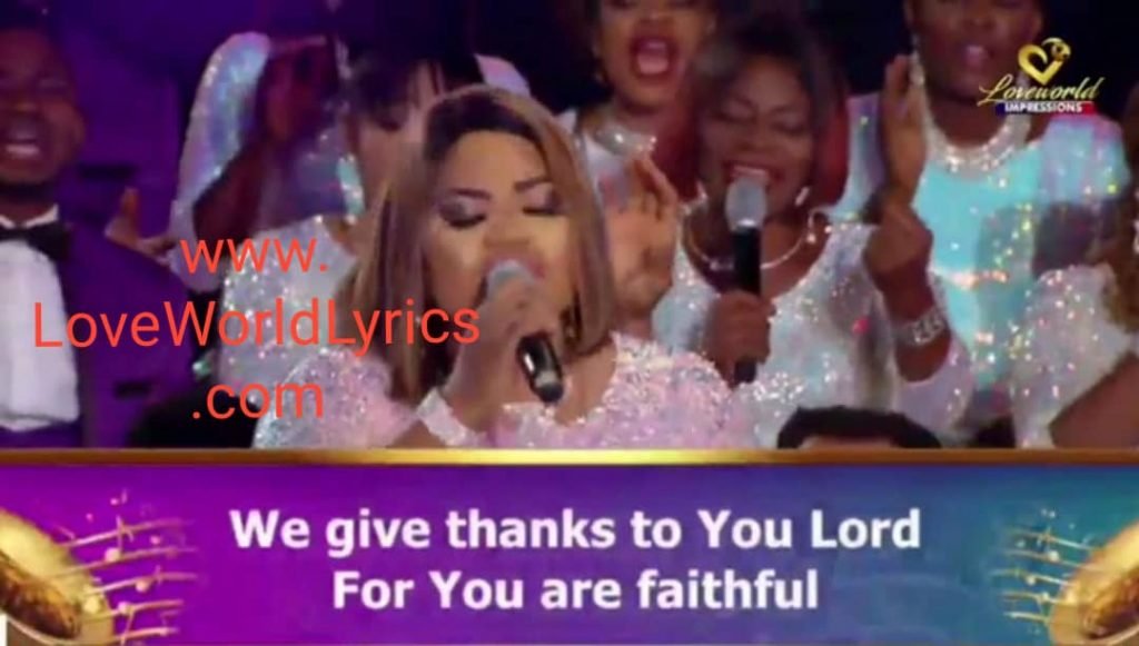 YOU BOUGHT THE WHOLE FIELD BY LEENA GREEN & LOVEWORLD SINGERS – NOV ...