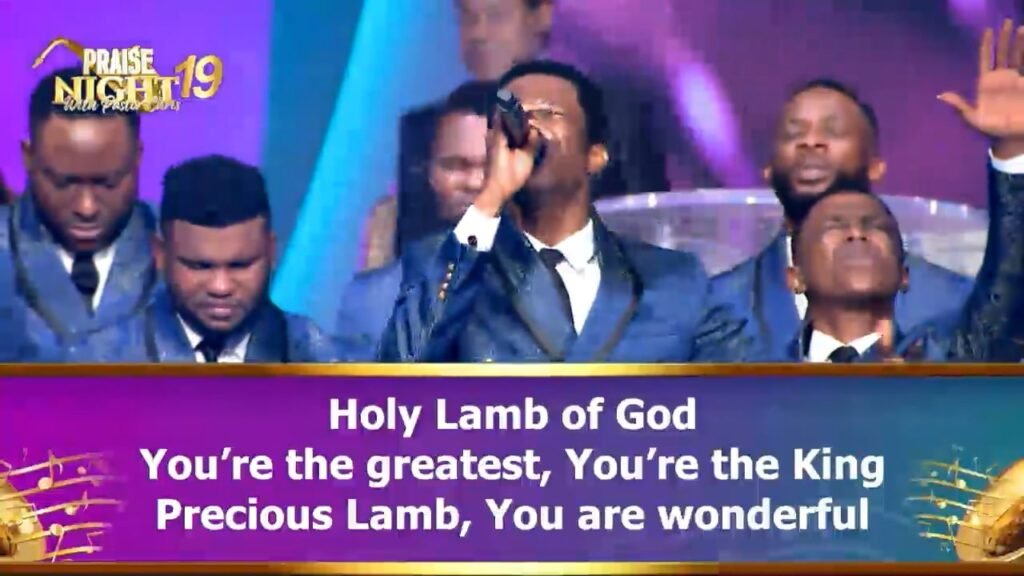 HOLY LAMB OF GOD BY PASTOR SAKI AND LOVEWORLD SINGERS PRAISE NIGHT 19 ...